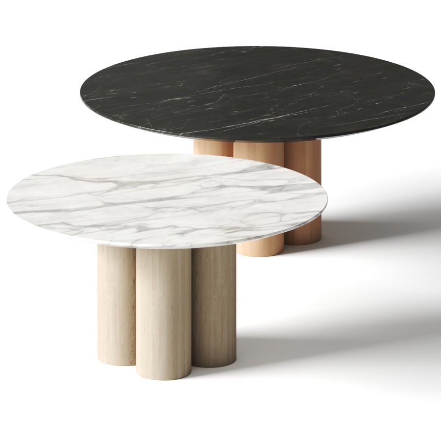 Frigerio - Elly Dining Table - 3D Model for VRay, Corona