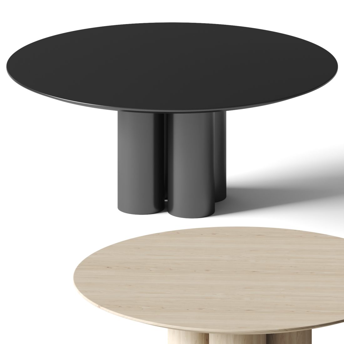 Frigerio - Elly Dining Table - 3D Model for VRay, Corona