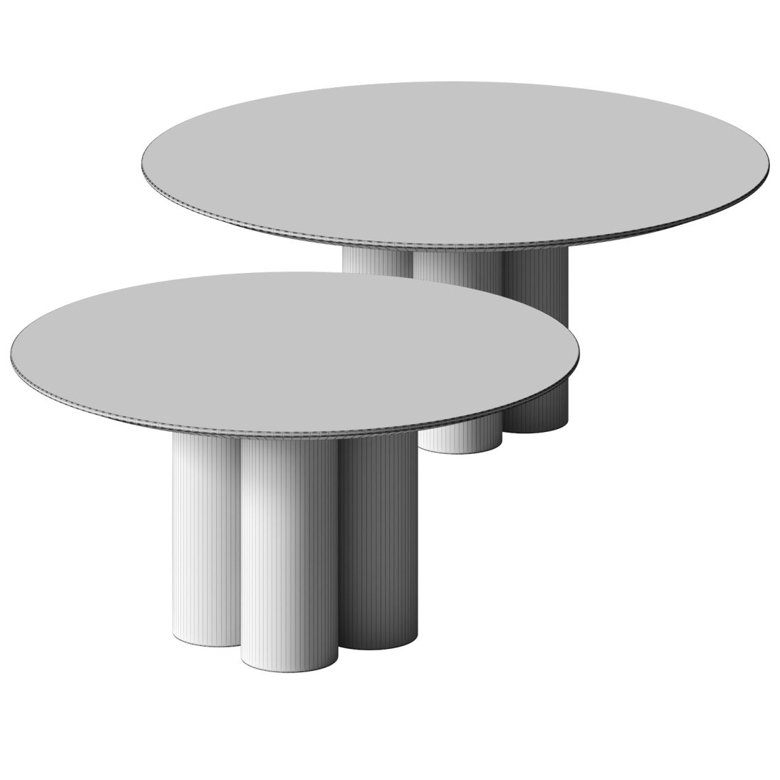 Frigerio - Elly Dining Table - 3D Model for VRay, Corona