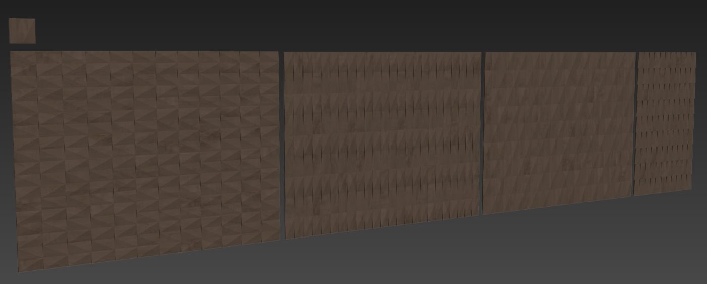 Wood Panel Rise By Evove 3D Model for VRay | CGMood