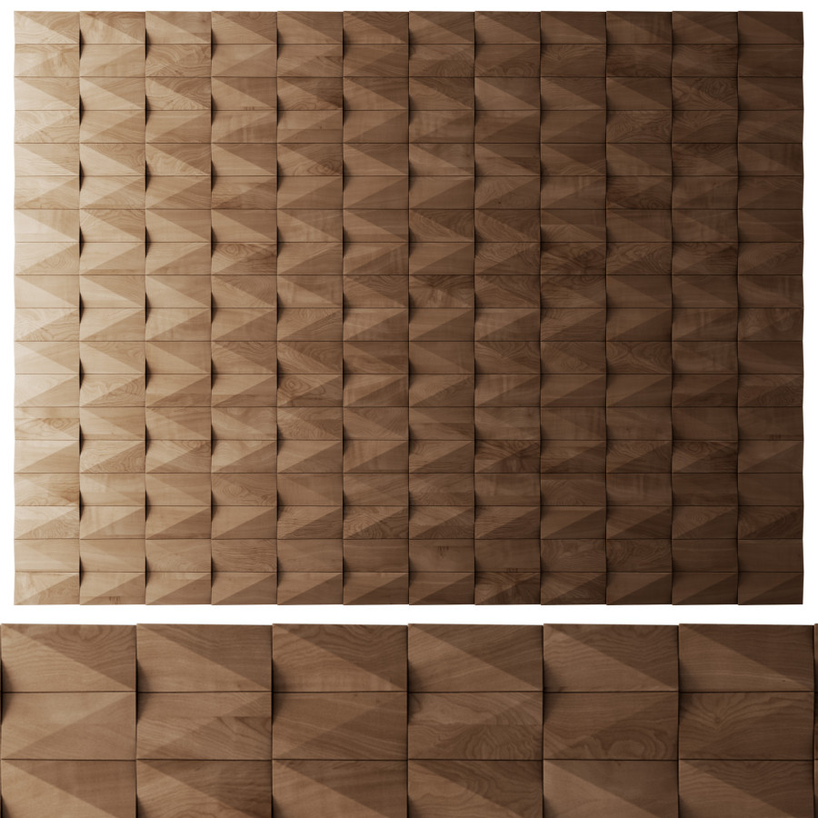 Wood Panel Rise By Evove 3D Model for VRay | CGMood