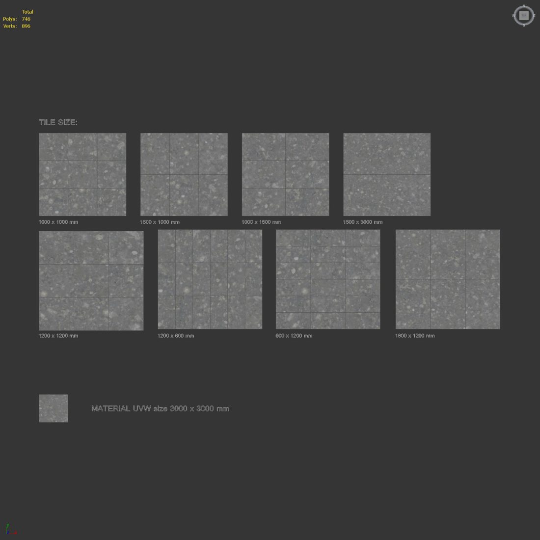Limestone 02 - 3D Model for Corona, VRay