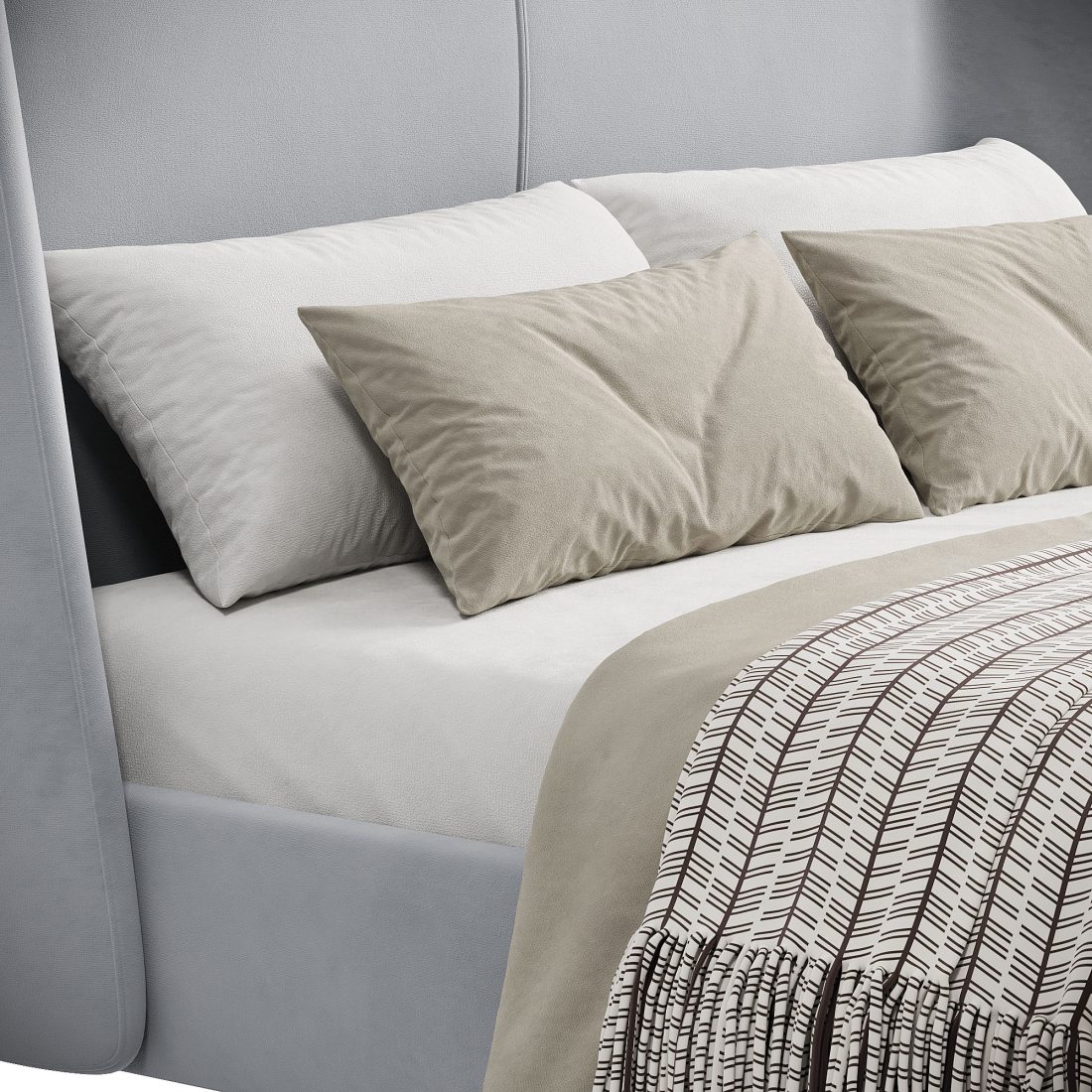 Echo Bed 3D Model for Corona | CGMood