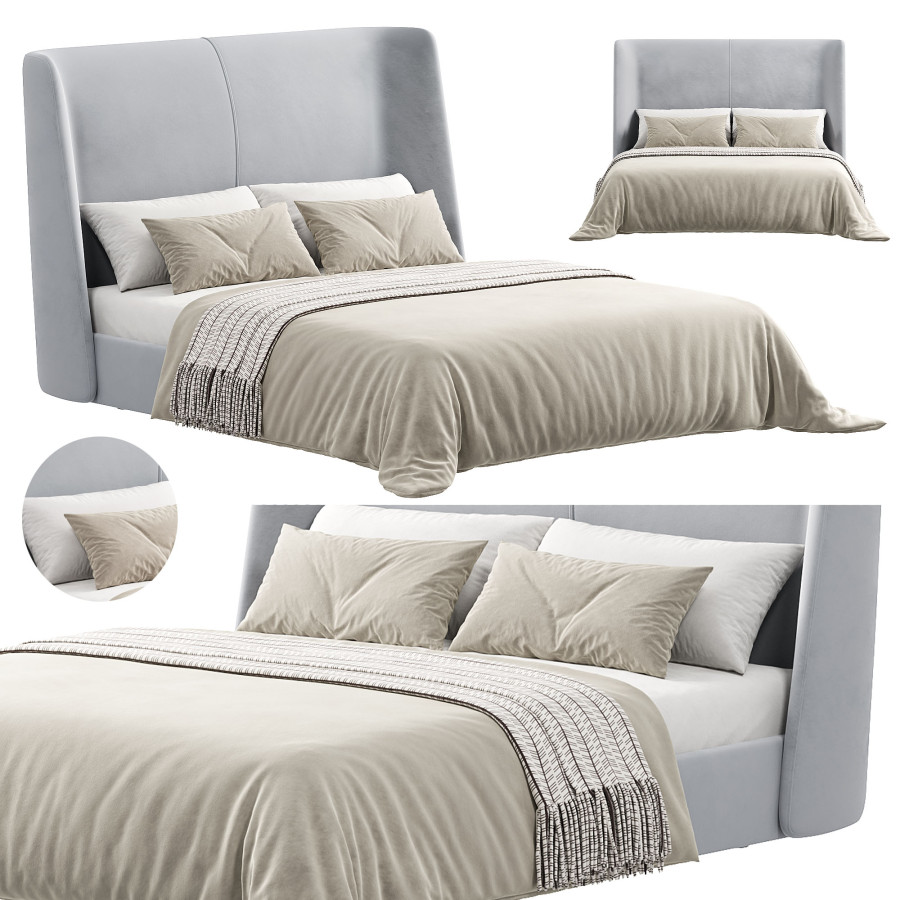 Echo Bed 3D Model for Corona | CGMood