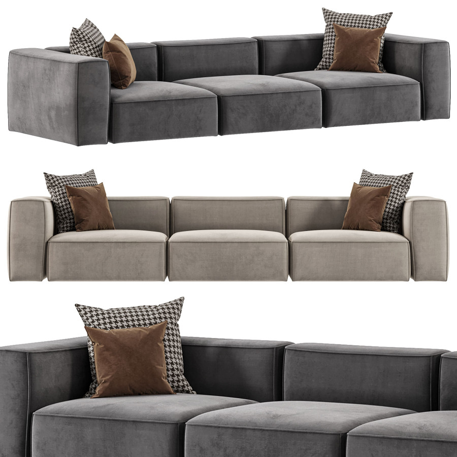 Bellagio Sofa By Meroniecolzani 3D Model for Corona | CGMood