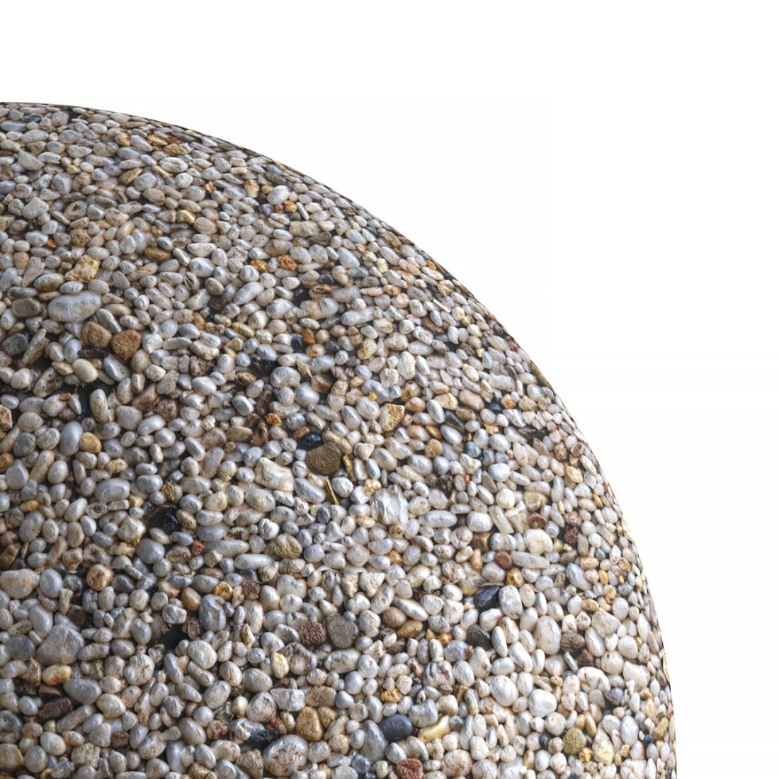Seamless Pebble Texture 7k Texture / PBR Material | CGMood