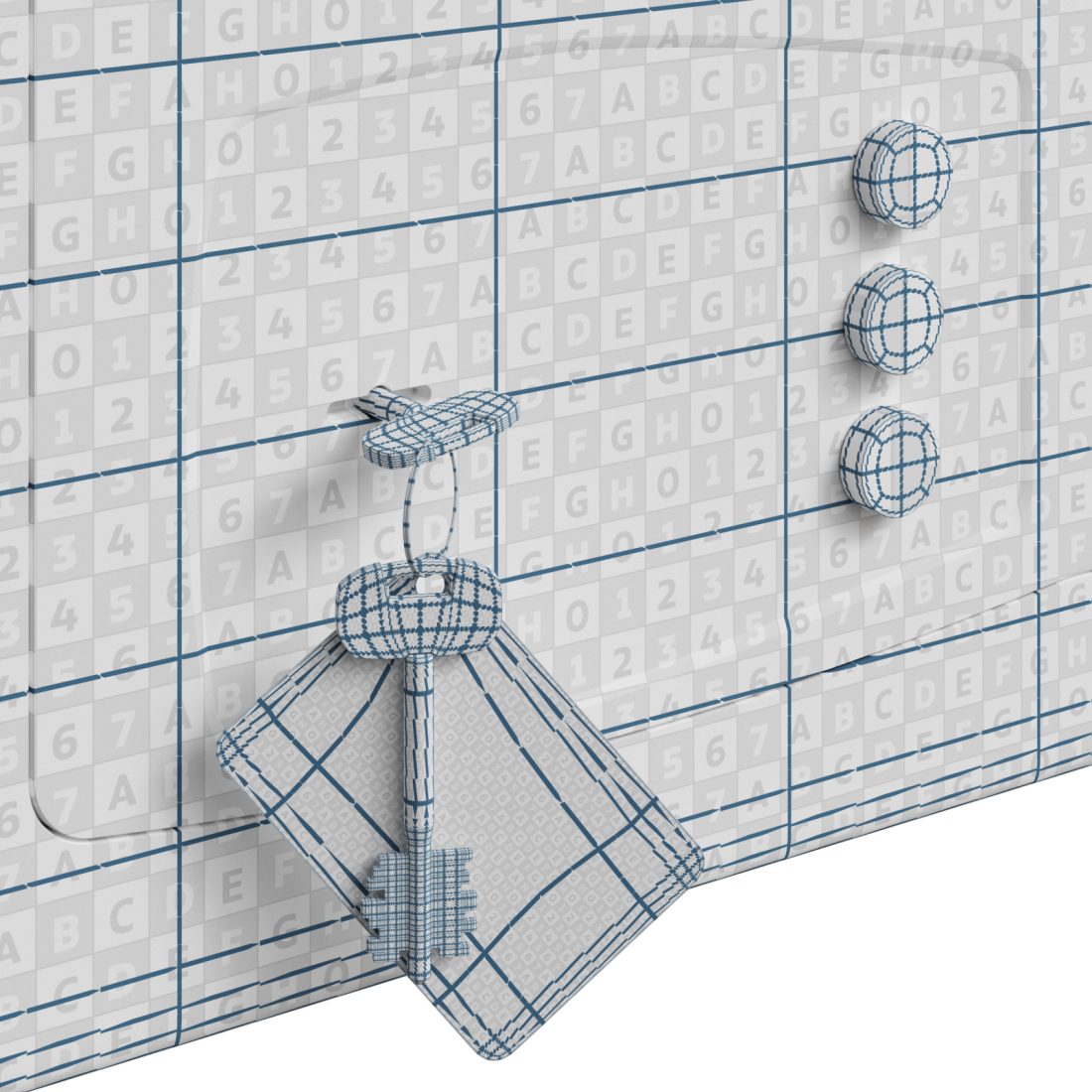 Technomax Safe Technofort Dmd/4 3D Model for VRay, Corona | CGMood