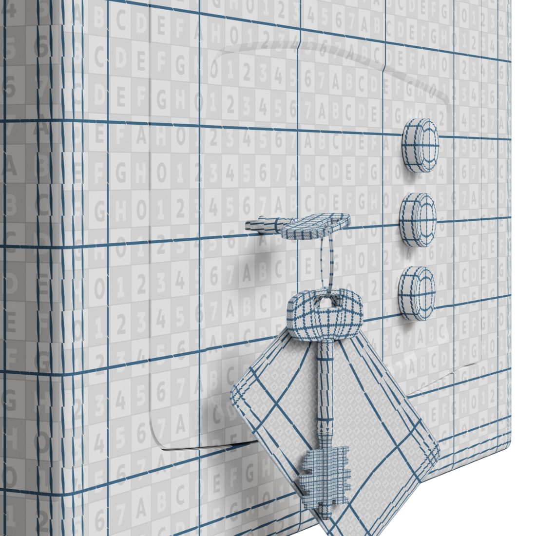 Technomax Safe Technofort Dmd/4 3D Model for VRay, Corona | CGMood