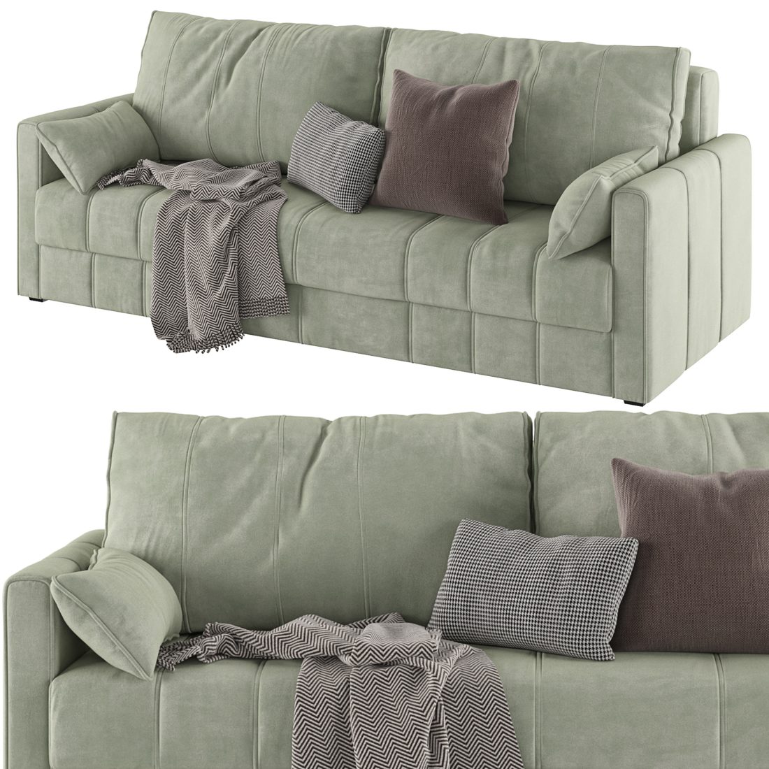 Sofa Rimini 3D Model for VRay, Corona | CGMood