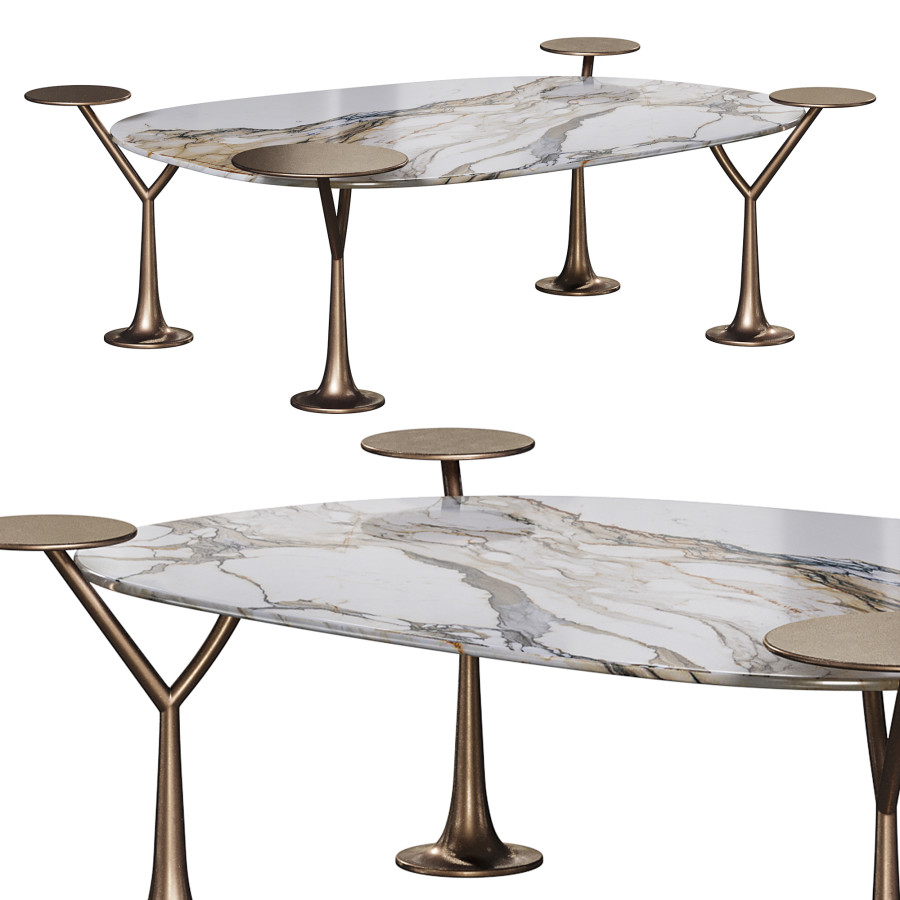 Bonsai Coffee Tables By Rugiano 3D Model for Corona | CGMood
