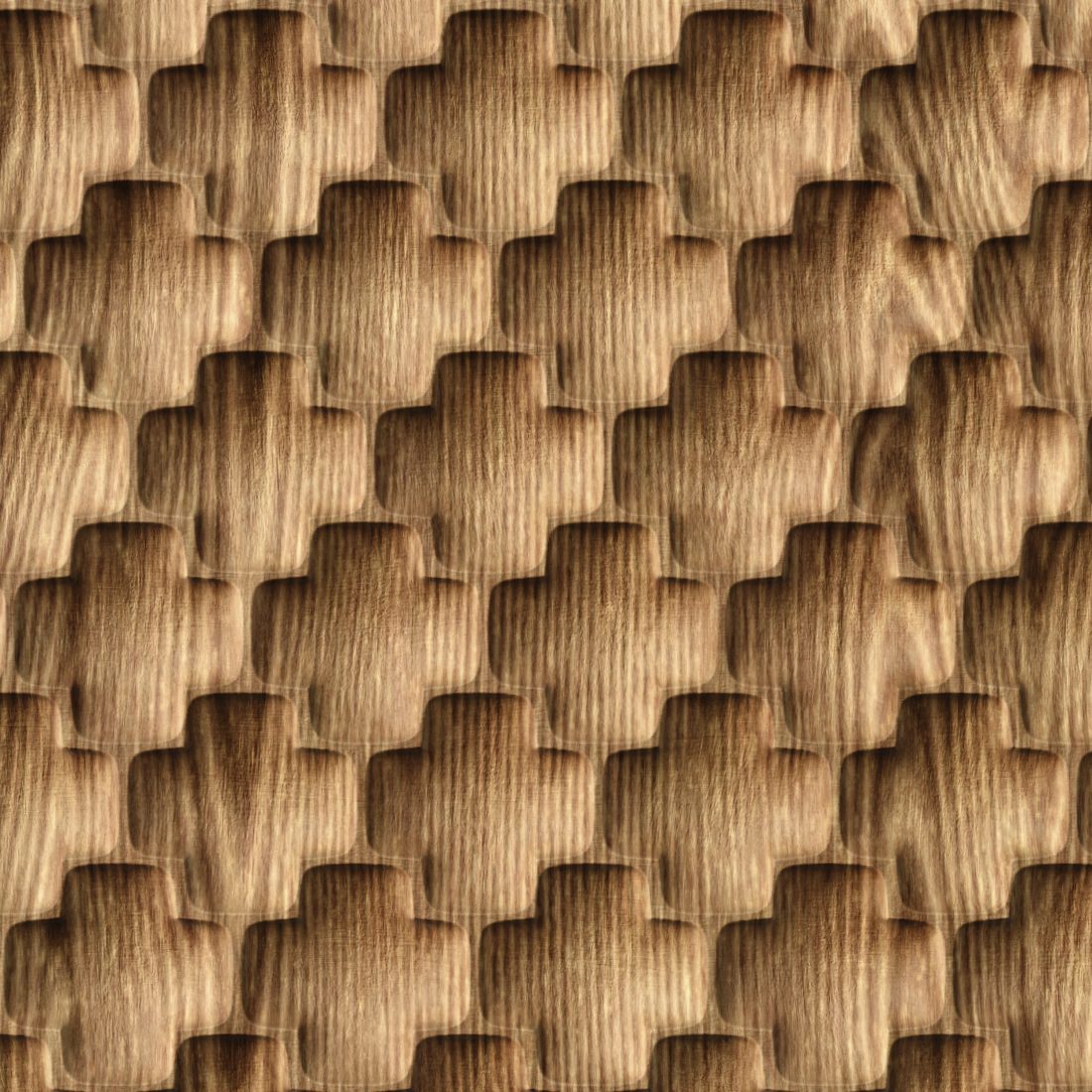 Art Wood 10 (curve Wood-seamless) - 3D Model for VRay