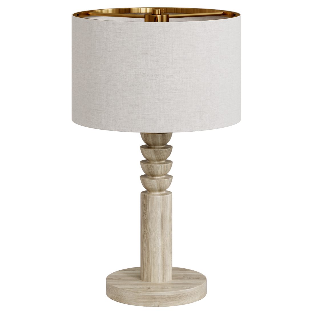 Lathe Table Lamp By Arhaus 3D Model for Corona | CGMood