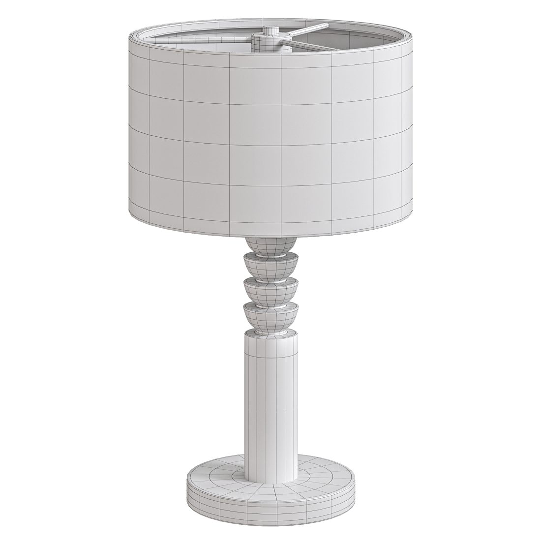 Lathe Table Lamp By Arhaus 3D Model for Corona | CGMood