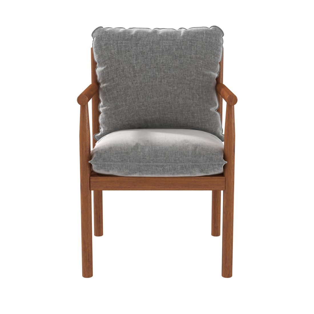 Enka Terrace Wood Armchair - 3D Model for VRay
