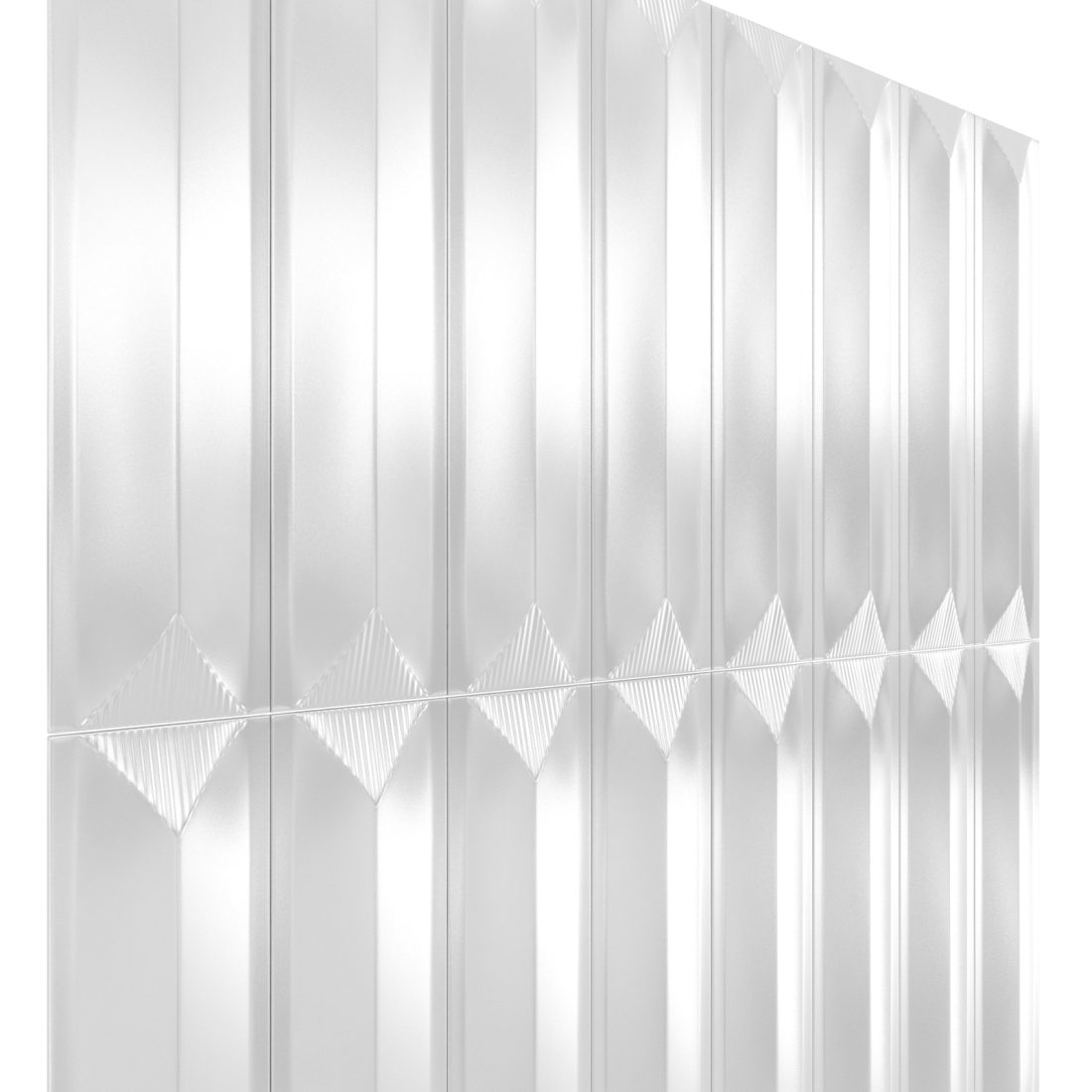 Sample-colorplay Inflex White 4.5x18 3d Glazed 3D Model for VRay | CGMood