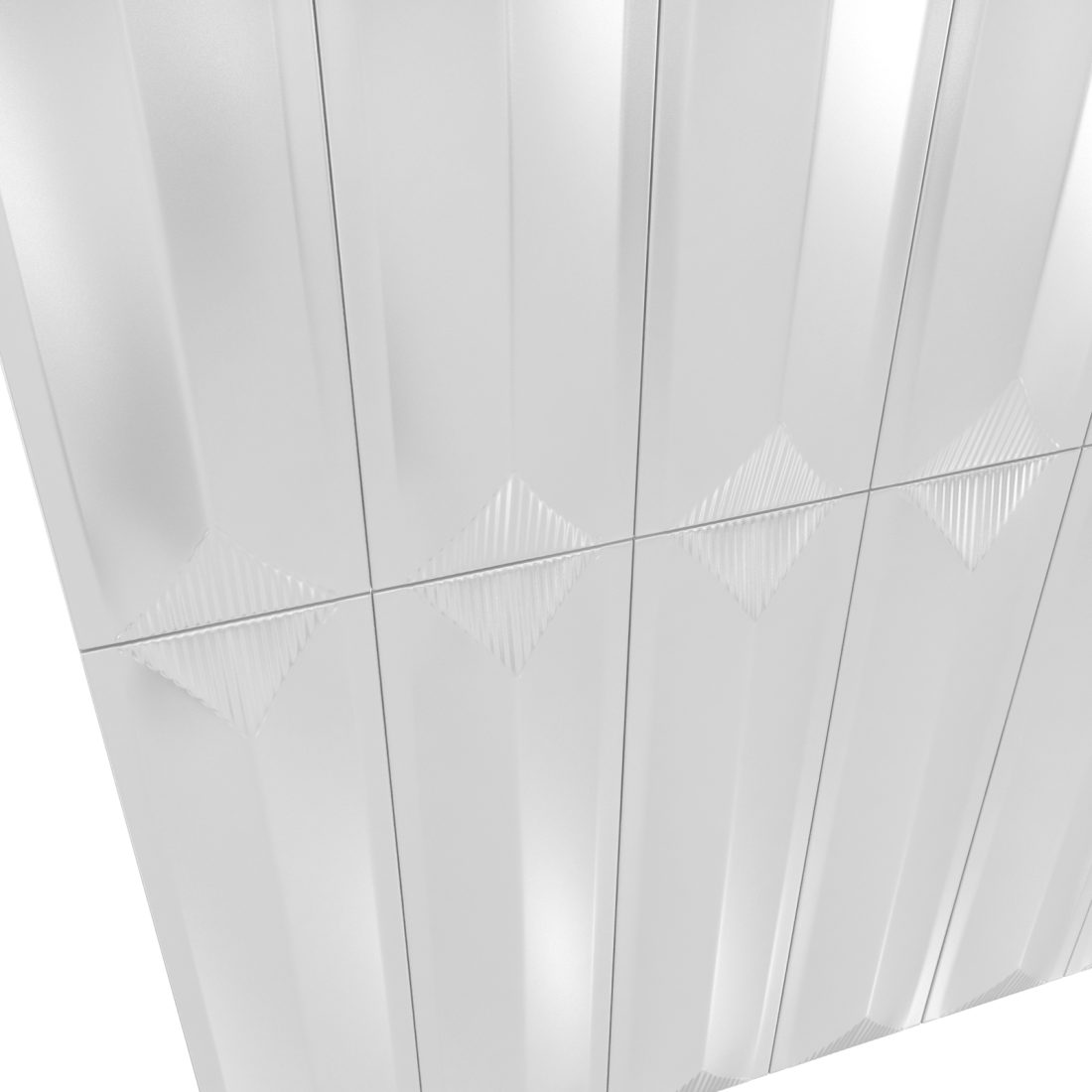 Sample-colorplay Inflex White 4.5x18 3d Glazed 3D Model for VRay | CGMood