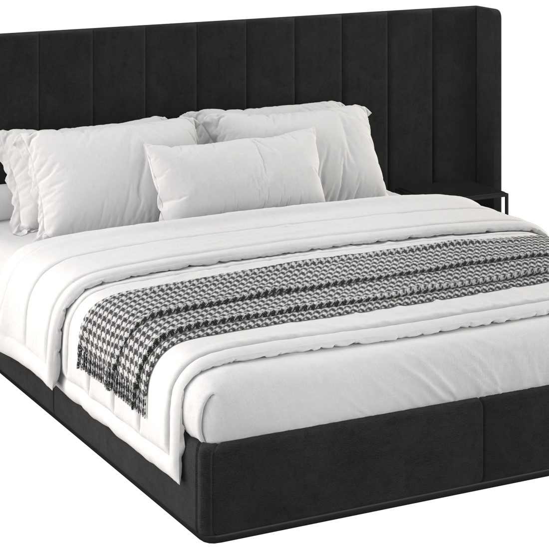 Modena Bed By Restueation Hardware - 3D Model for VRay, Corona