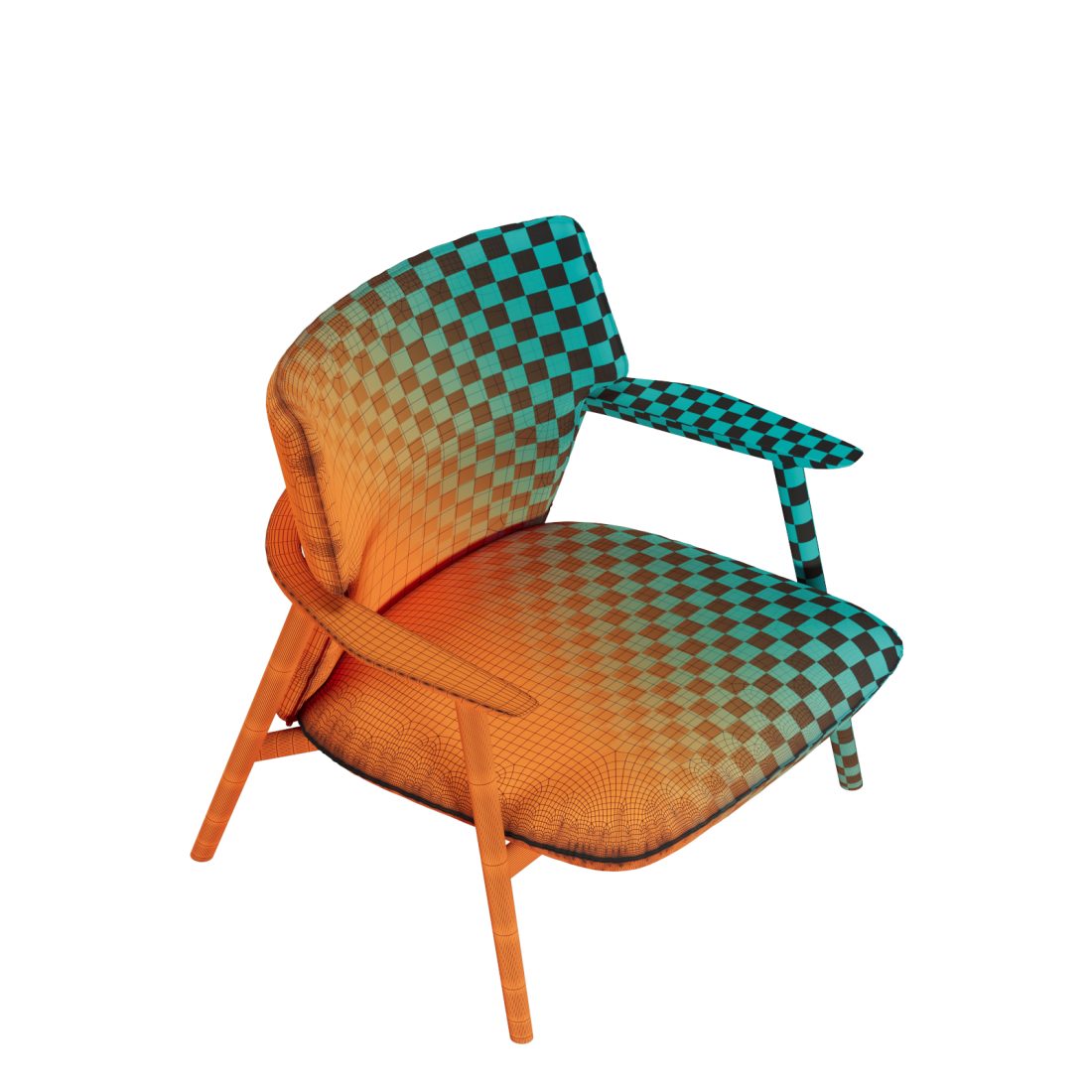 Alloso Verdi Armchair 3D Model for Corona | CGMood