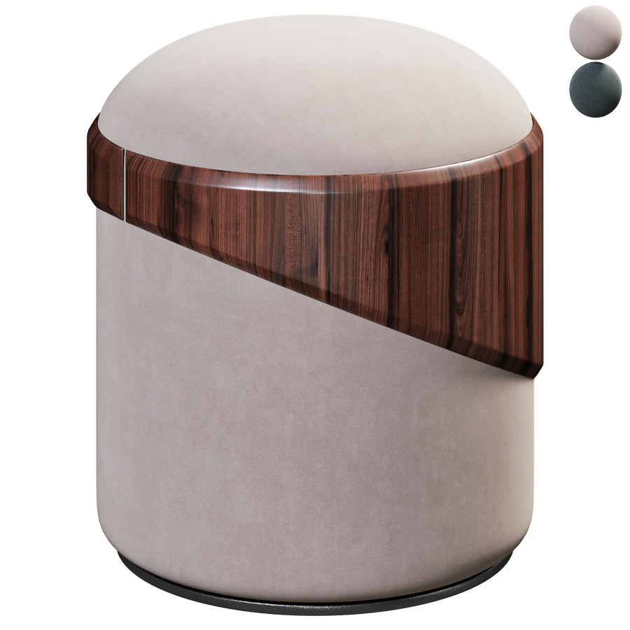 Ryde Ottoman By Luxurylivinggroup - 3D Model for Corona