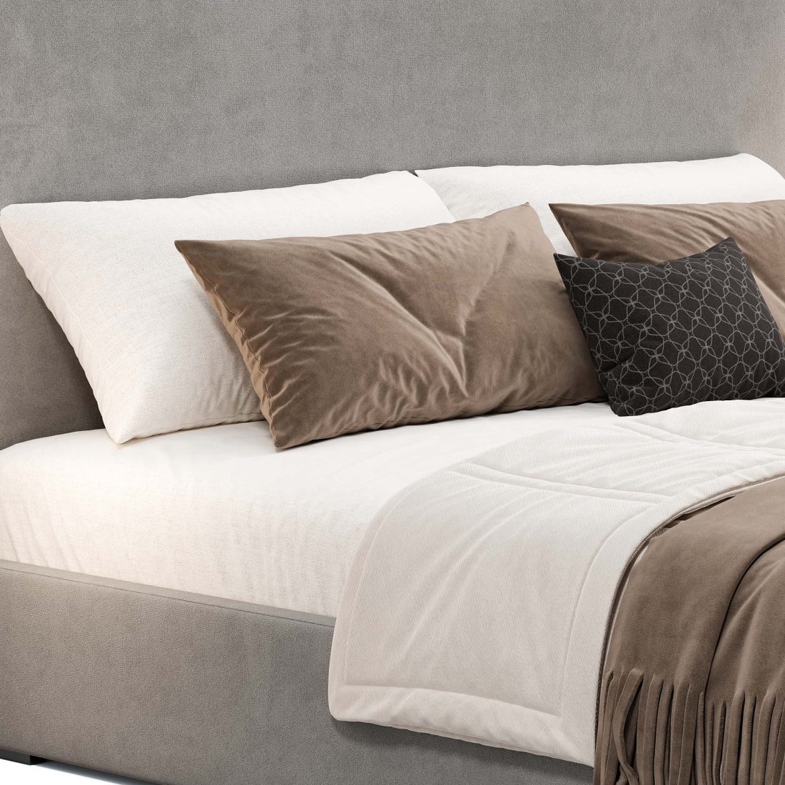 Harris Bed By Highwall - 3D Model for Corona