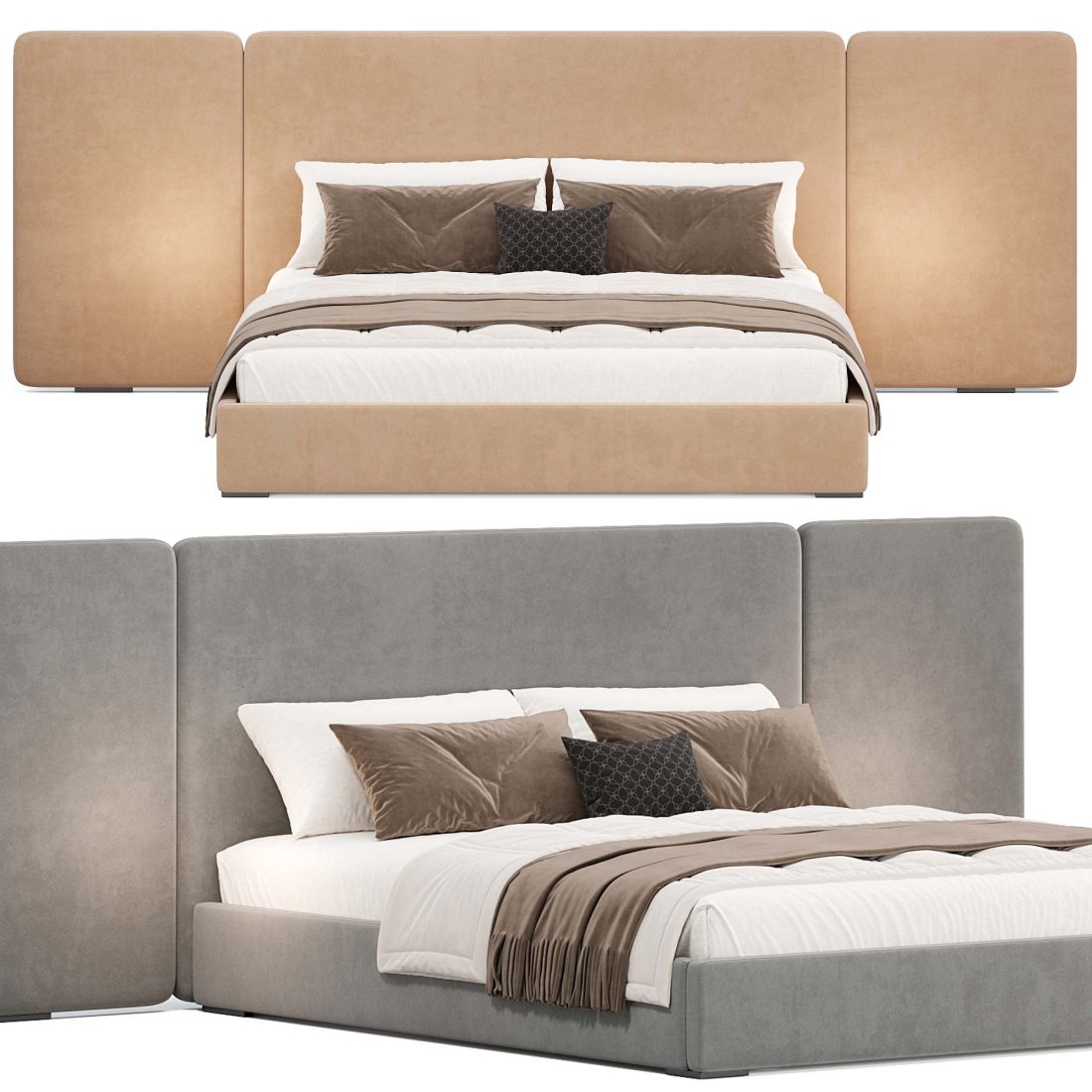 Harris Bed By Highwall - 3D Model for Corona