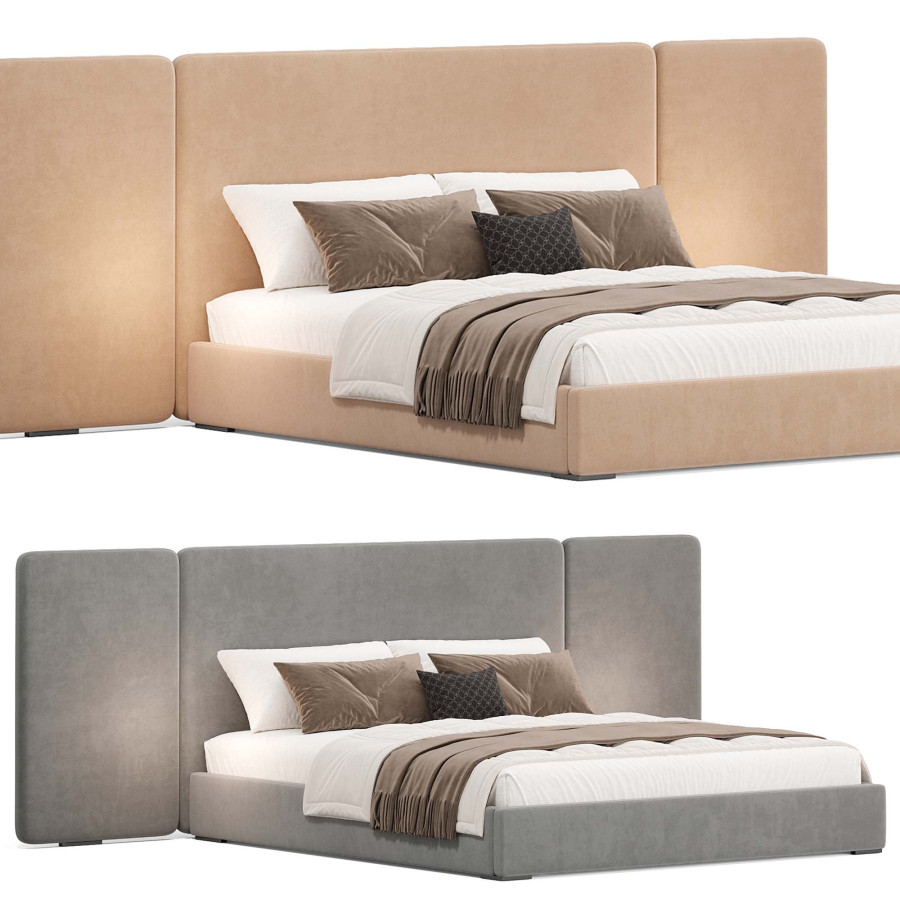 Harris Bed By Highwall - 3D Model for Corona