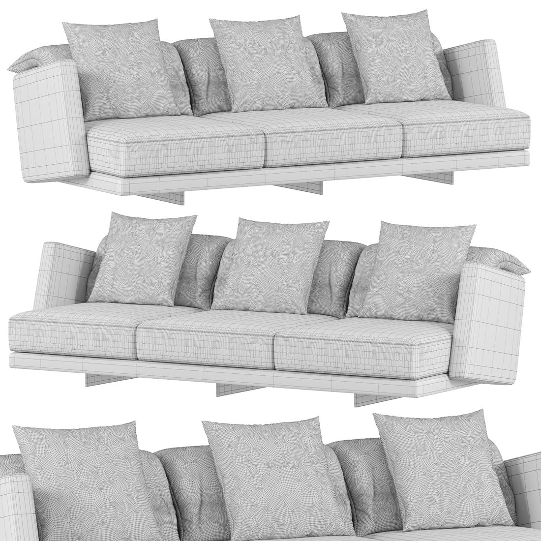Volo Sofa By Luxurylivinggroup - 3D Model for Corona