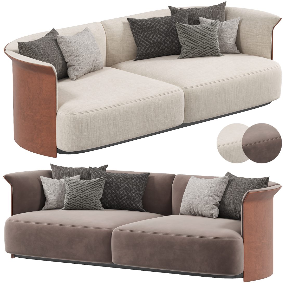 Ramsey Sofa By Luxory Living - 3D Model for Corona