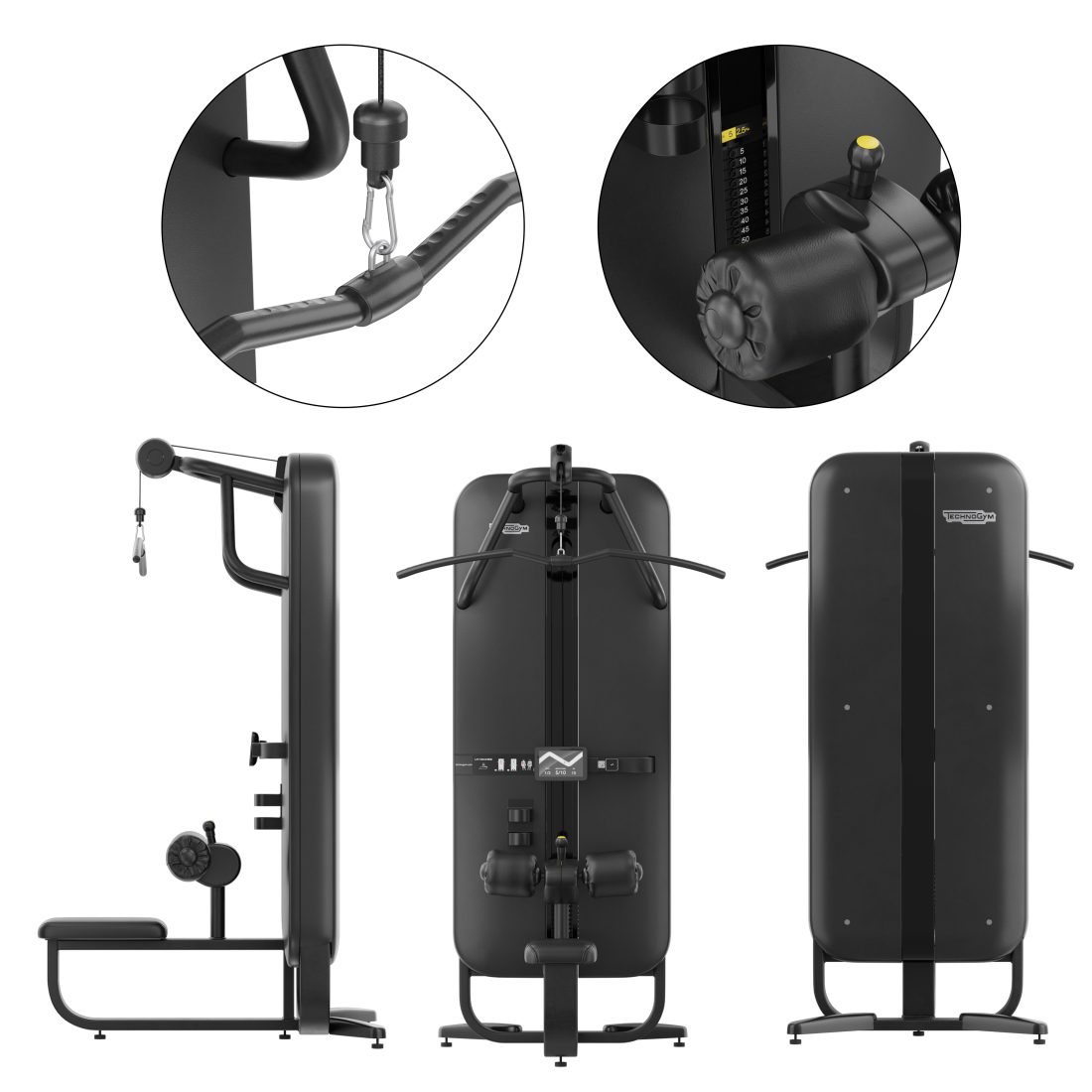 Technogym Artis Lat Machine - 3D Model for VRay, Corona