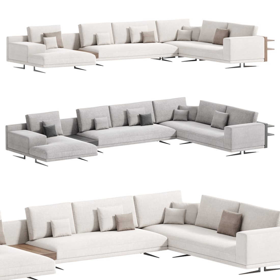 Mondrian Sofa By 100mileny 3D Model for Corona | CGMood