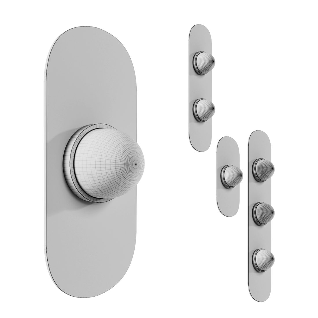 Modulo Single Wall Bronze 3D Model for Corona | CGMood