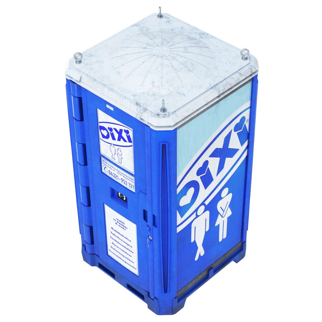 Dry Toilet Dixi - 3D Model for VRay