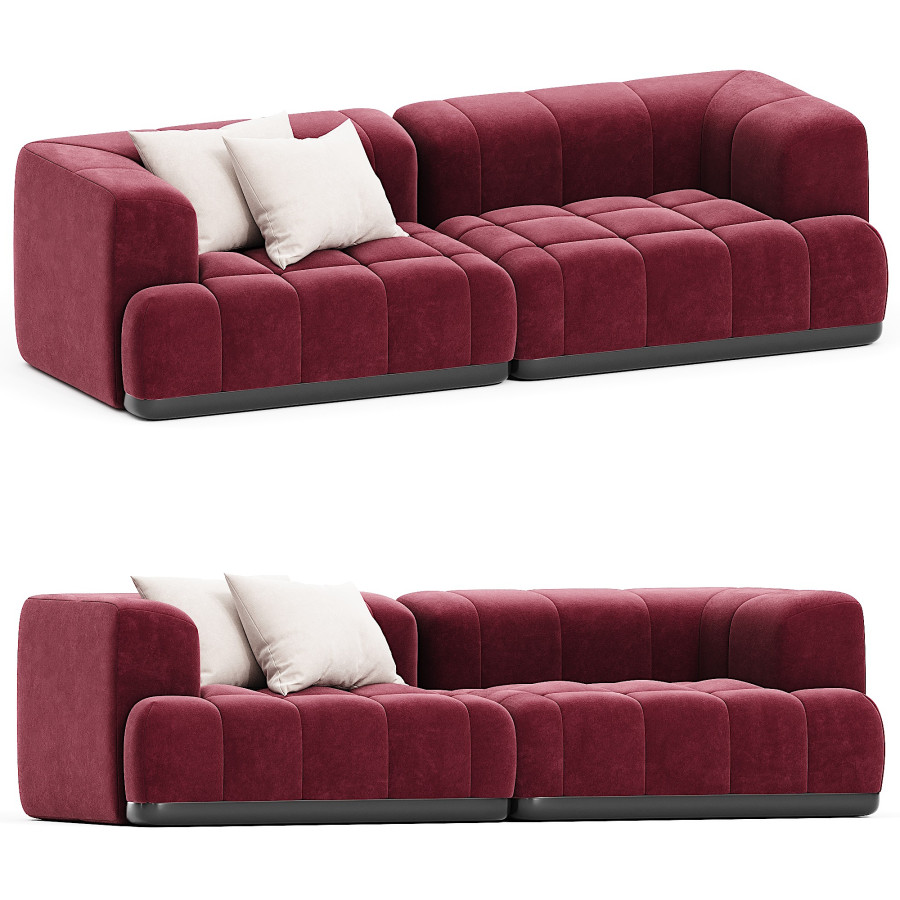 Quilton Contrast Combination 1 By Hay - 3D Model for Corona