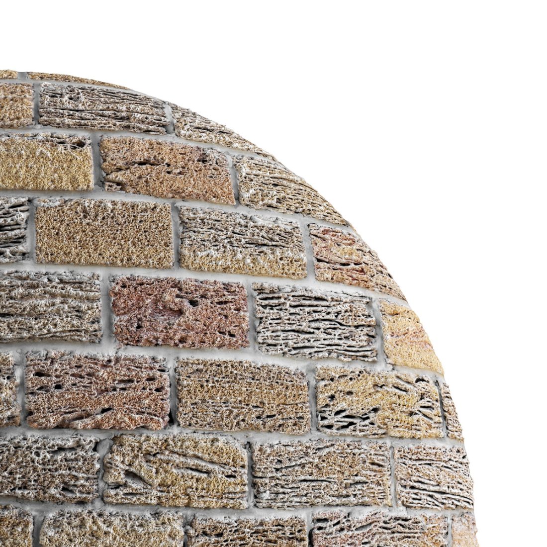 Seamless Rough Pumice Masonry Material. 10k - 3D Model for VRay, Corona