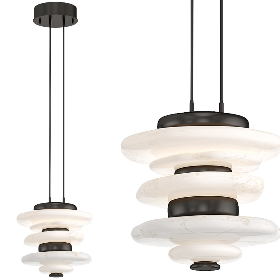 Cairn Stacked Pendant By Hubbardton Forge - 3D Model for Corona