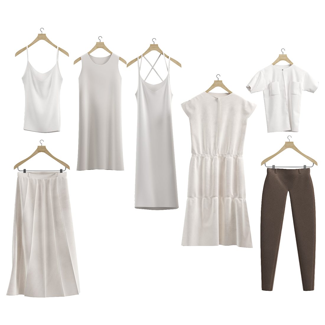 Clothes Set - 3D Model for Corona