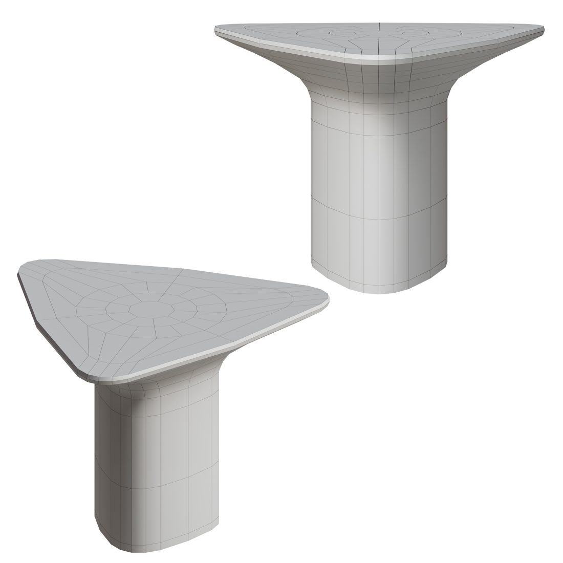 Anvil Side Table 01 - 3D Model for VRay, Corona