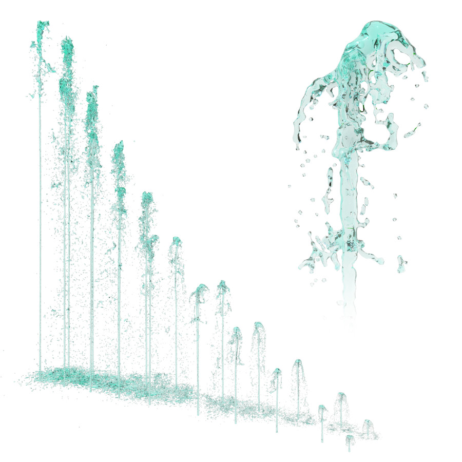 20 Water Fountain Collection 3D Model for VRay, Corona | CGMood