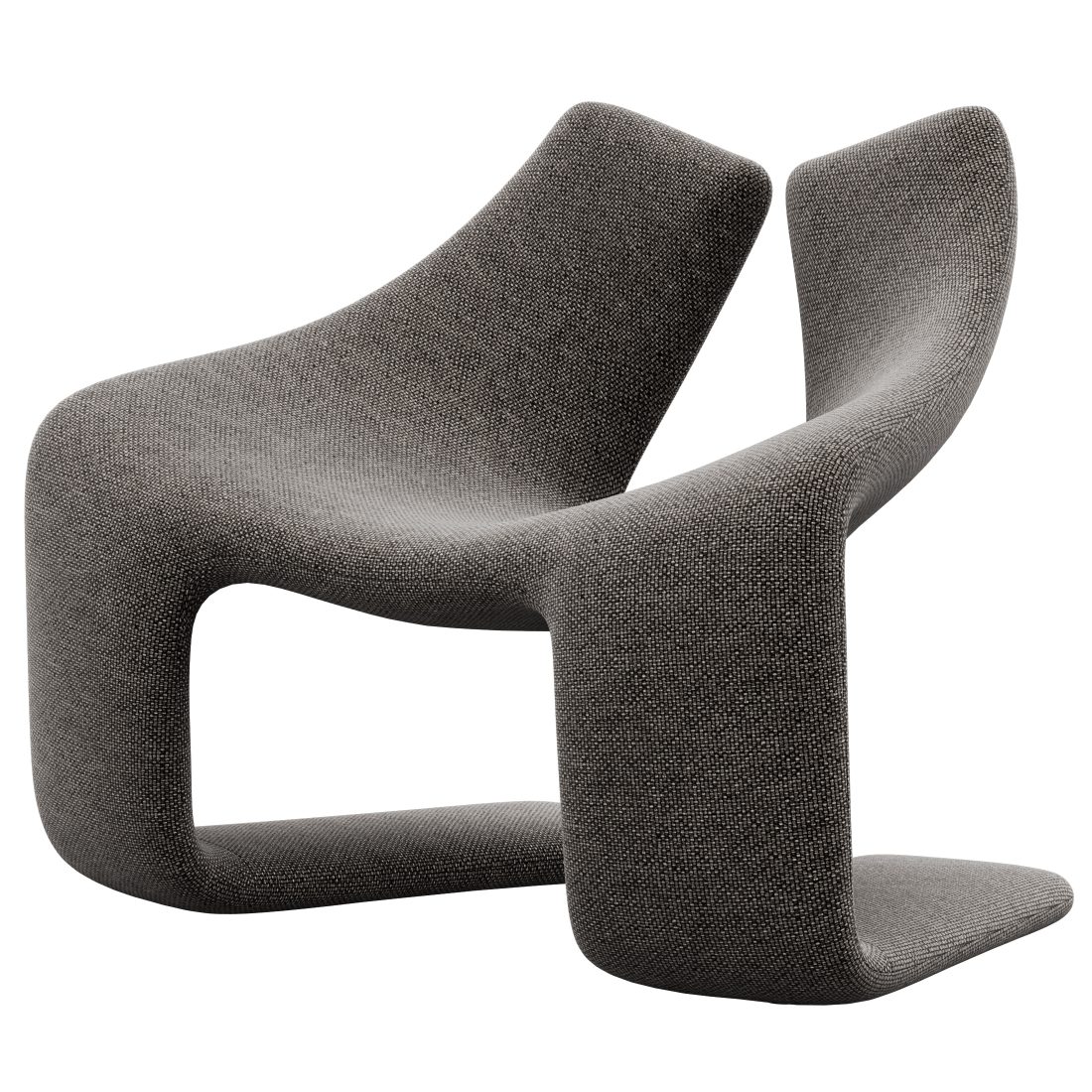 Zen Lounge Chair By Kwok Hoi Chan - 3D Model for VRay