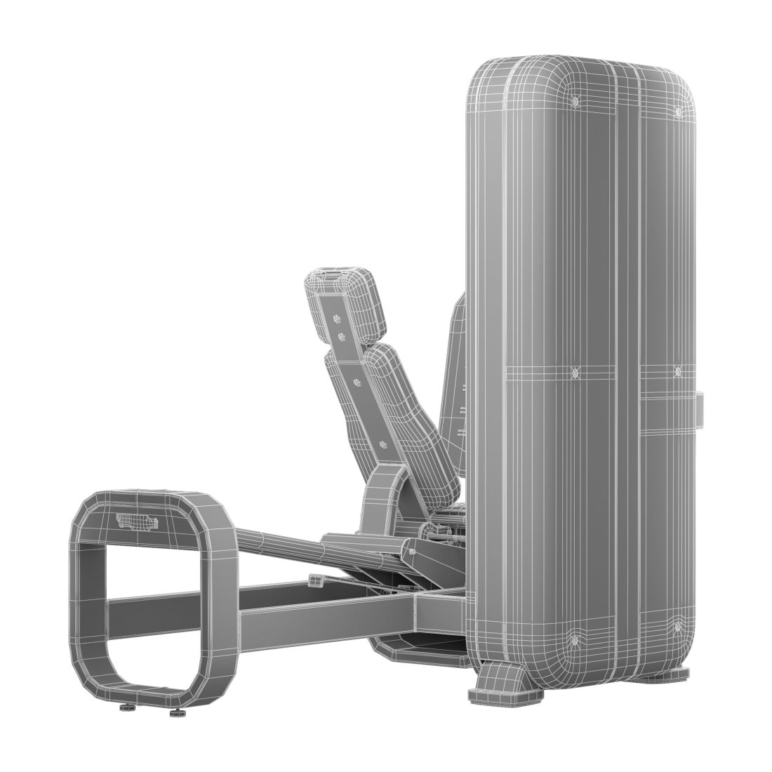 Technogym Artis Leg Press - 3D Model for VRay, Corona