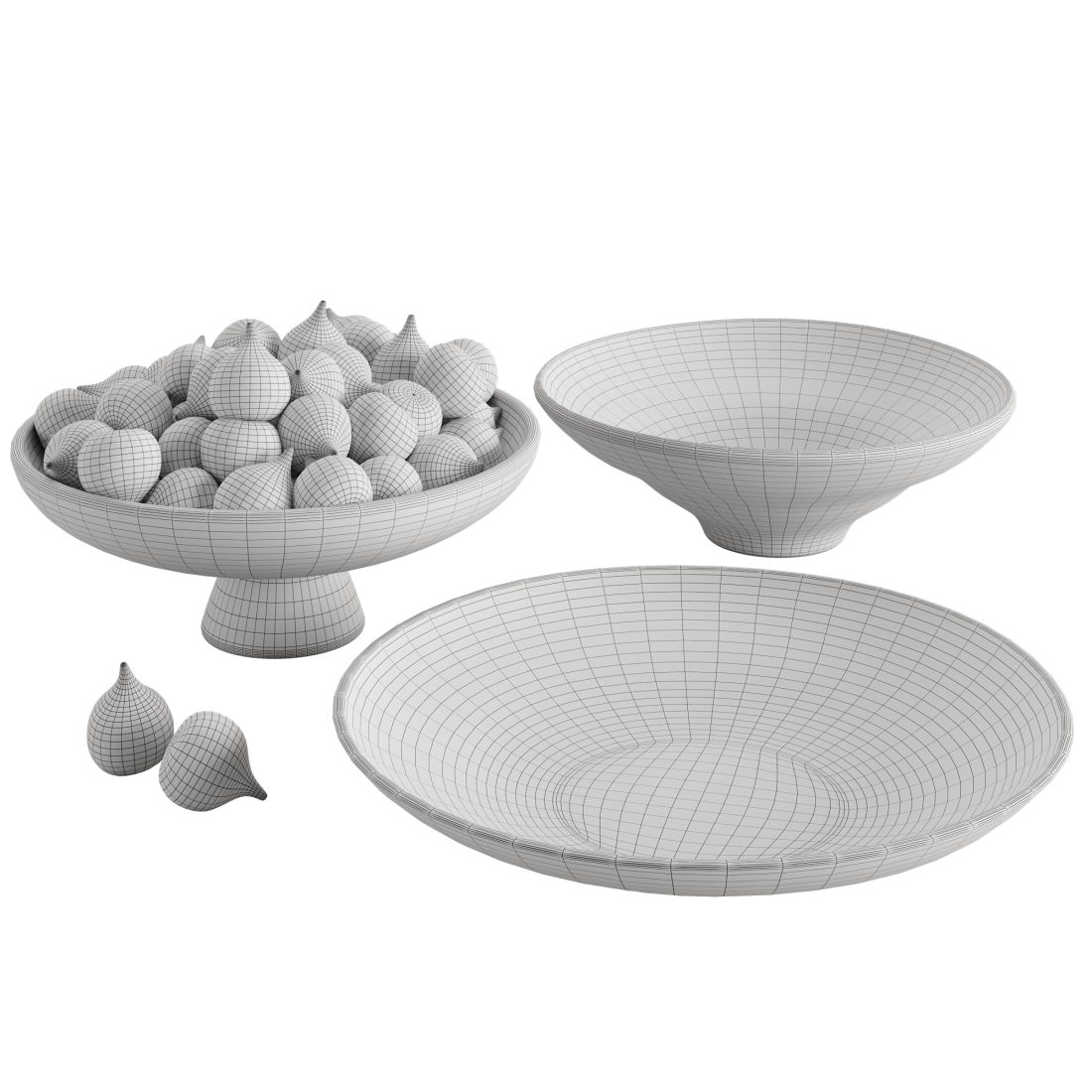 Pottery Barn - Collection Of Handmade Crafts - 3D Model for Corona