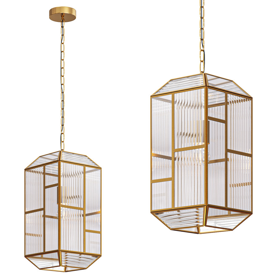 Bardolph Pendant By Currey And Company - 3D Model for Corona