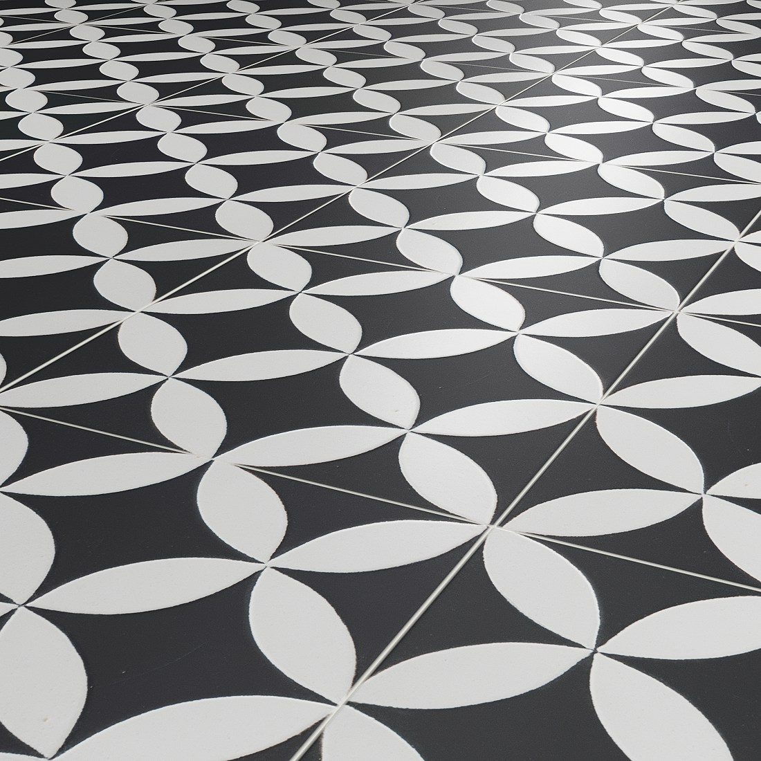 Ceramic Tile White Bloom 4k Pbr Seamless - 3D Model for VRay, Corona, VRay