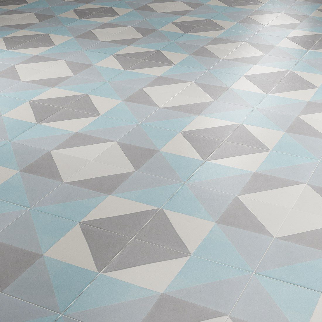 Ceramic Tile Baby Blue Tangram 4k Pbr Seamless - 3D Model for VRay ...