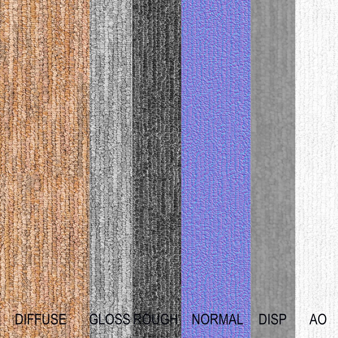 Carpet Meet X Beat 1042 4k Pbr Seamless Material - 3D Model for VRay ...