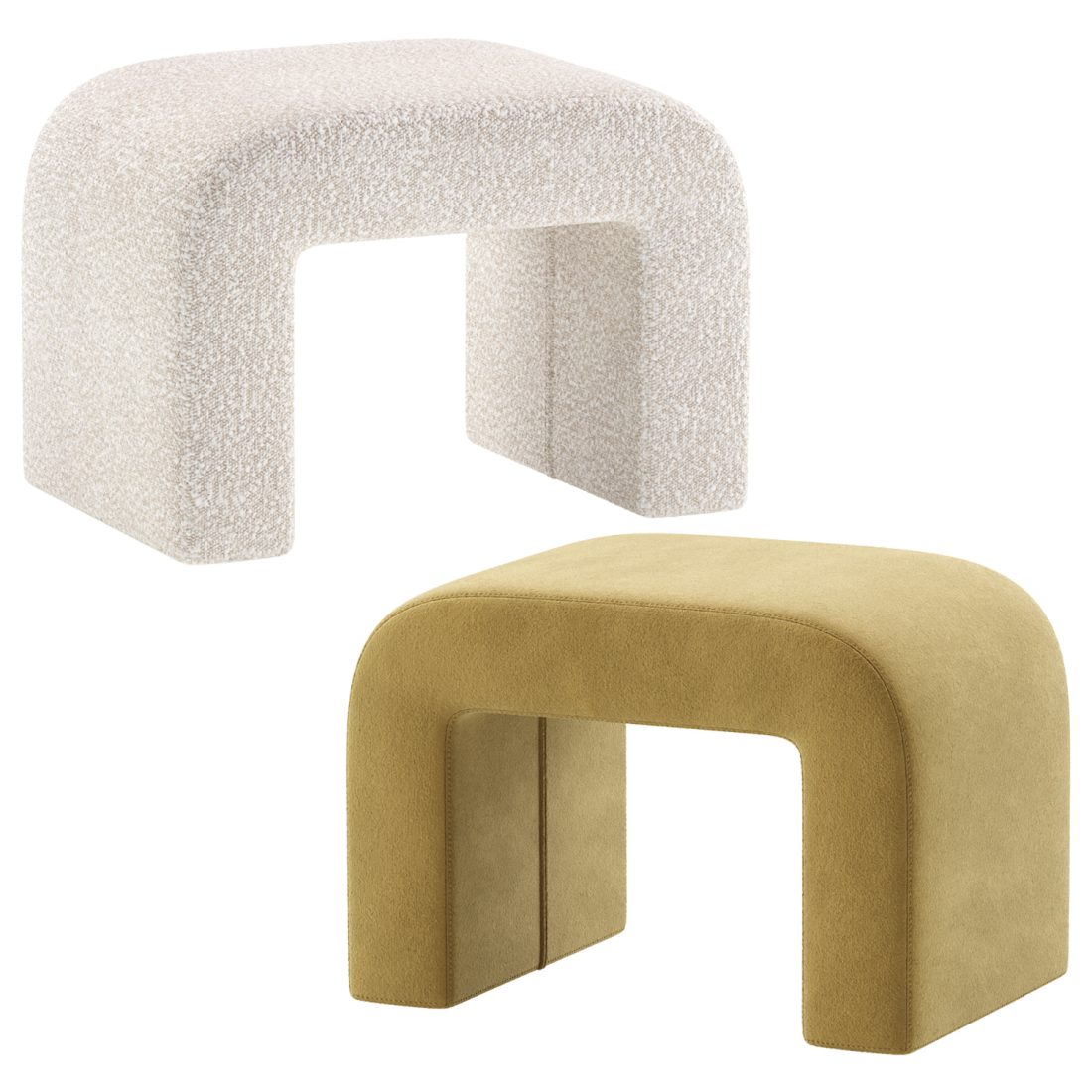Pouf Rint - 3D Model for Corona