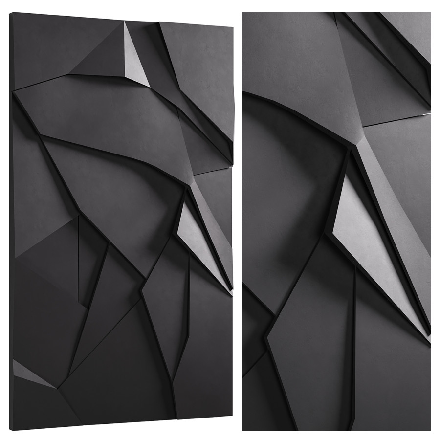 Ebony Wall Hanging 3D Model for Corona | CGMood