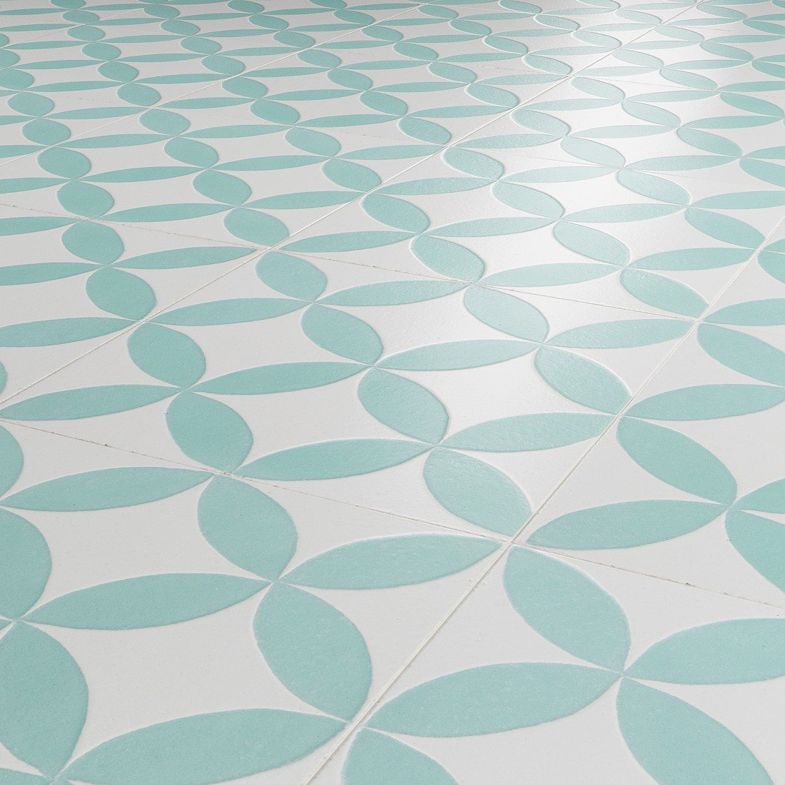 Ceramic Tile Lagoon Bloom 4k Pbr Seamless Texture / PBR Material | CGMood