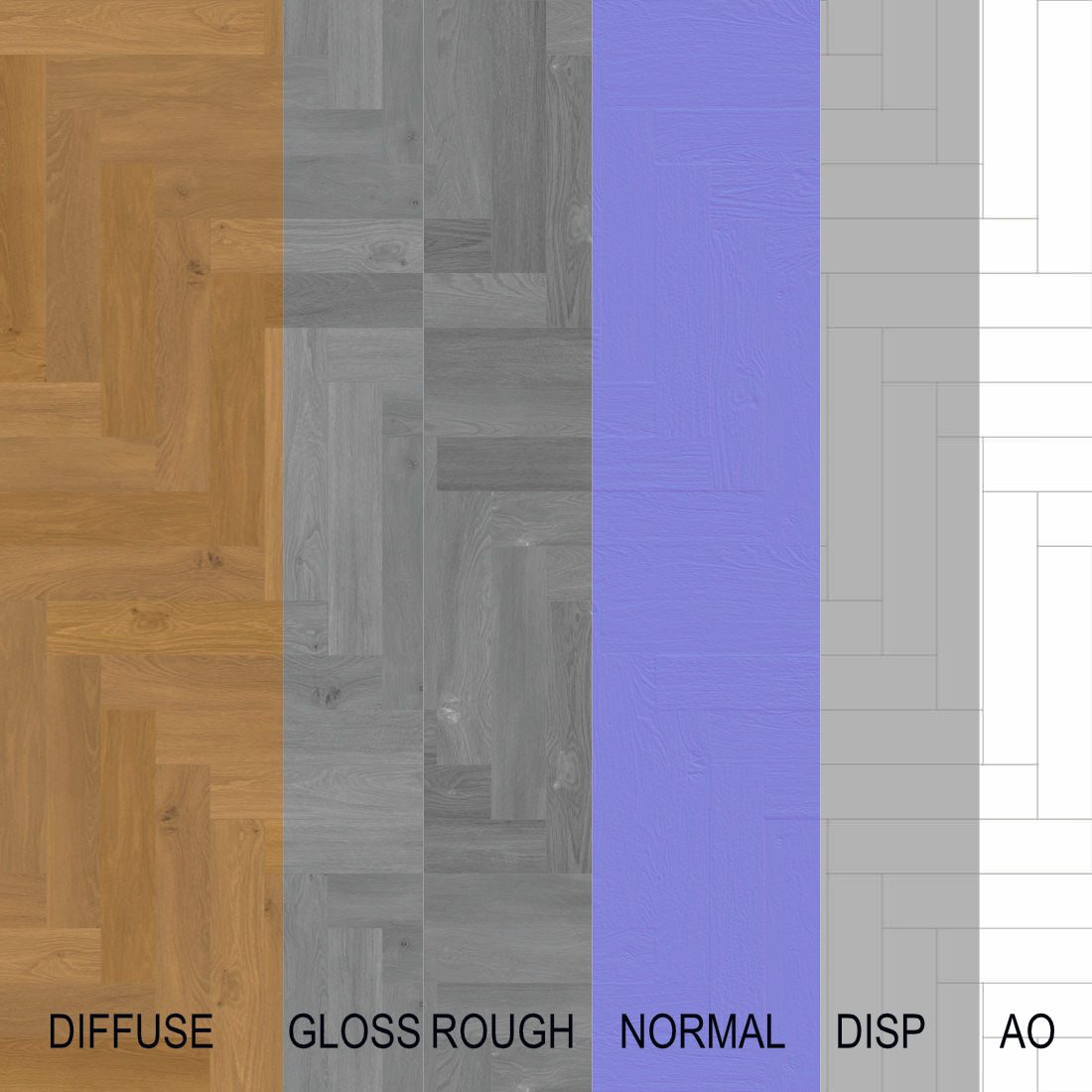Oak Hardwood Lvtd6705 4k Pbr Seamless Material Texture / PBR Material ...
