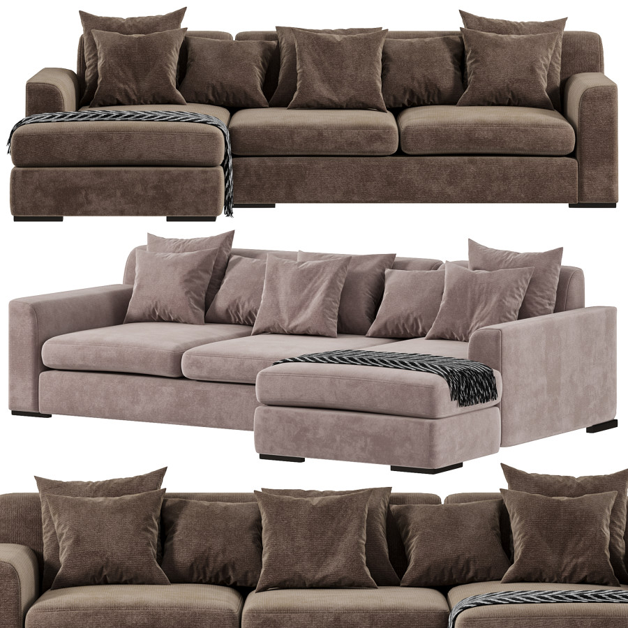 Martin Corner Sofa By Luxdeco Collection 3D Model for Corona | CGMood